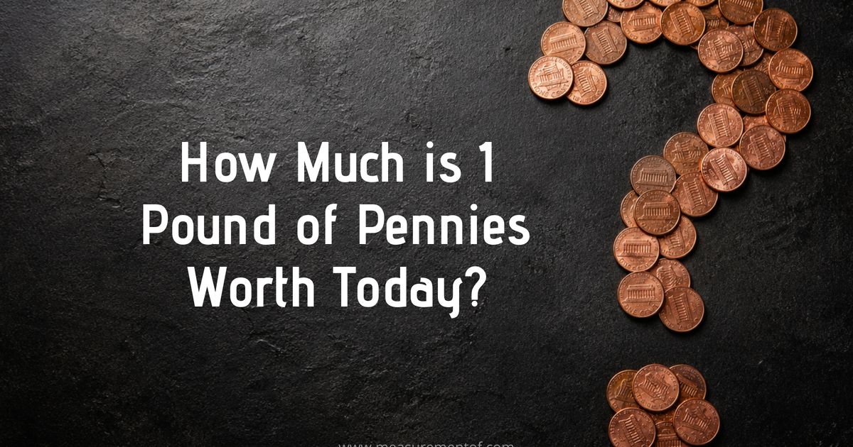 How much is a pound of pennies worth today? | MeasurementOf